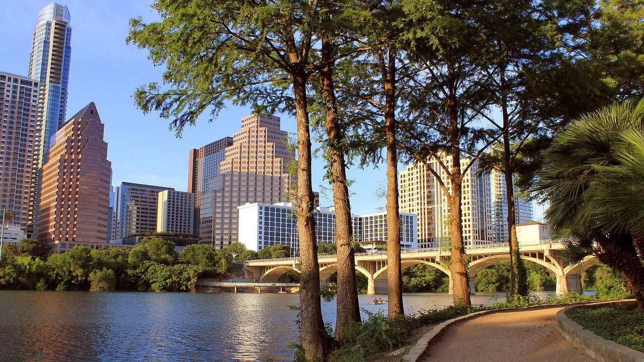 Downtown Austin From The River Walk Enjoy This Amazing View